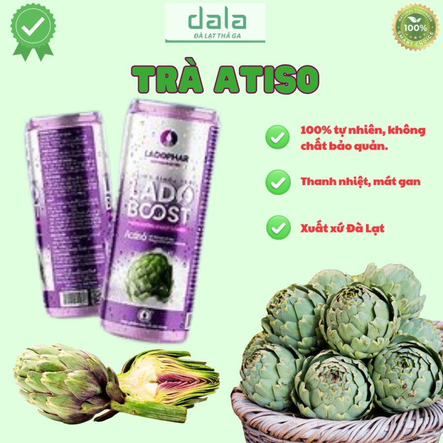 Lado Boost Actiso - Thương hiệu Ladophar - Lon 240ml